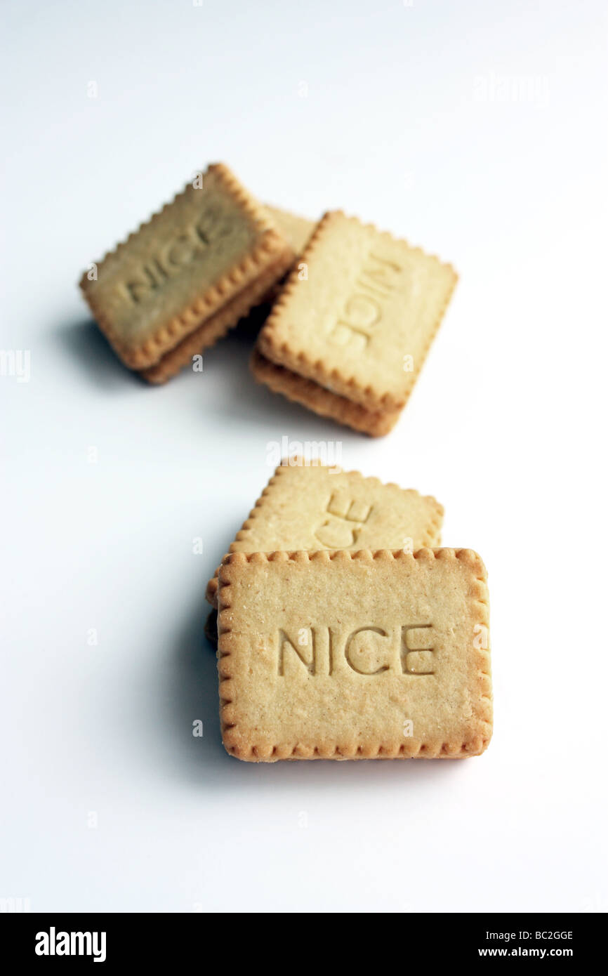 A handful of nice biscuits shot on a white background Stock Photo - Alamy