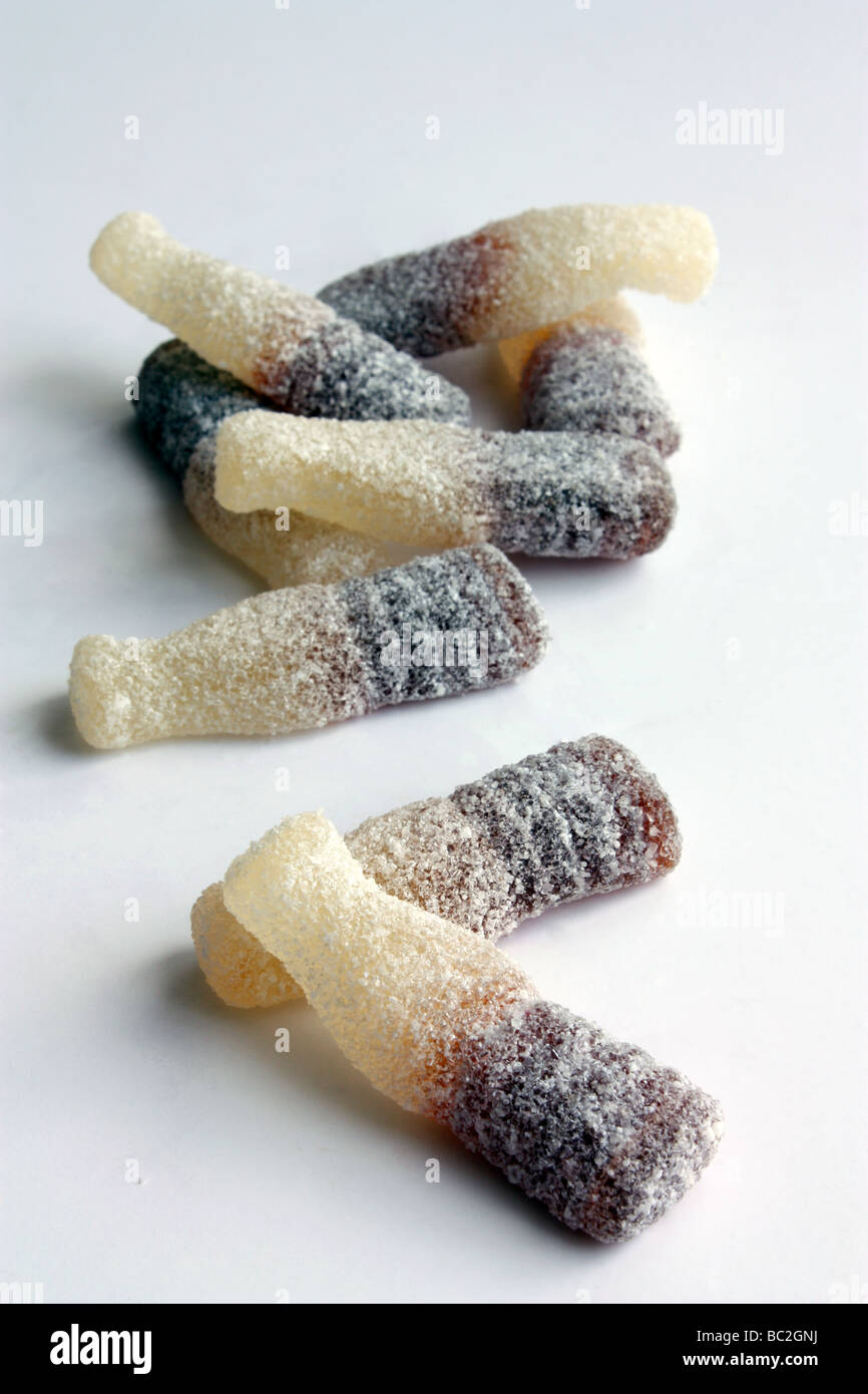 A handful of Retro sweets situated on white background Stock Photo - Alamy