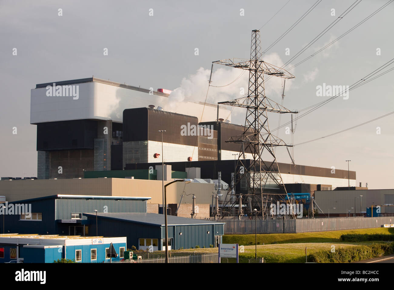 Heysham nuclear power station in Lancashire UK Stock Photo - Alamy