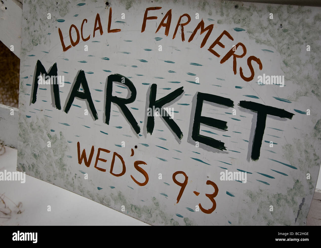 Farmers sign hi-res stock photography and images - Alamy
