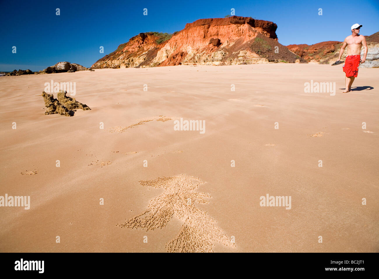 Heading for the ocean on Pender Bay on the Dampier Peninsula north of ...