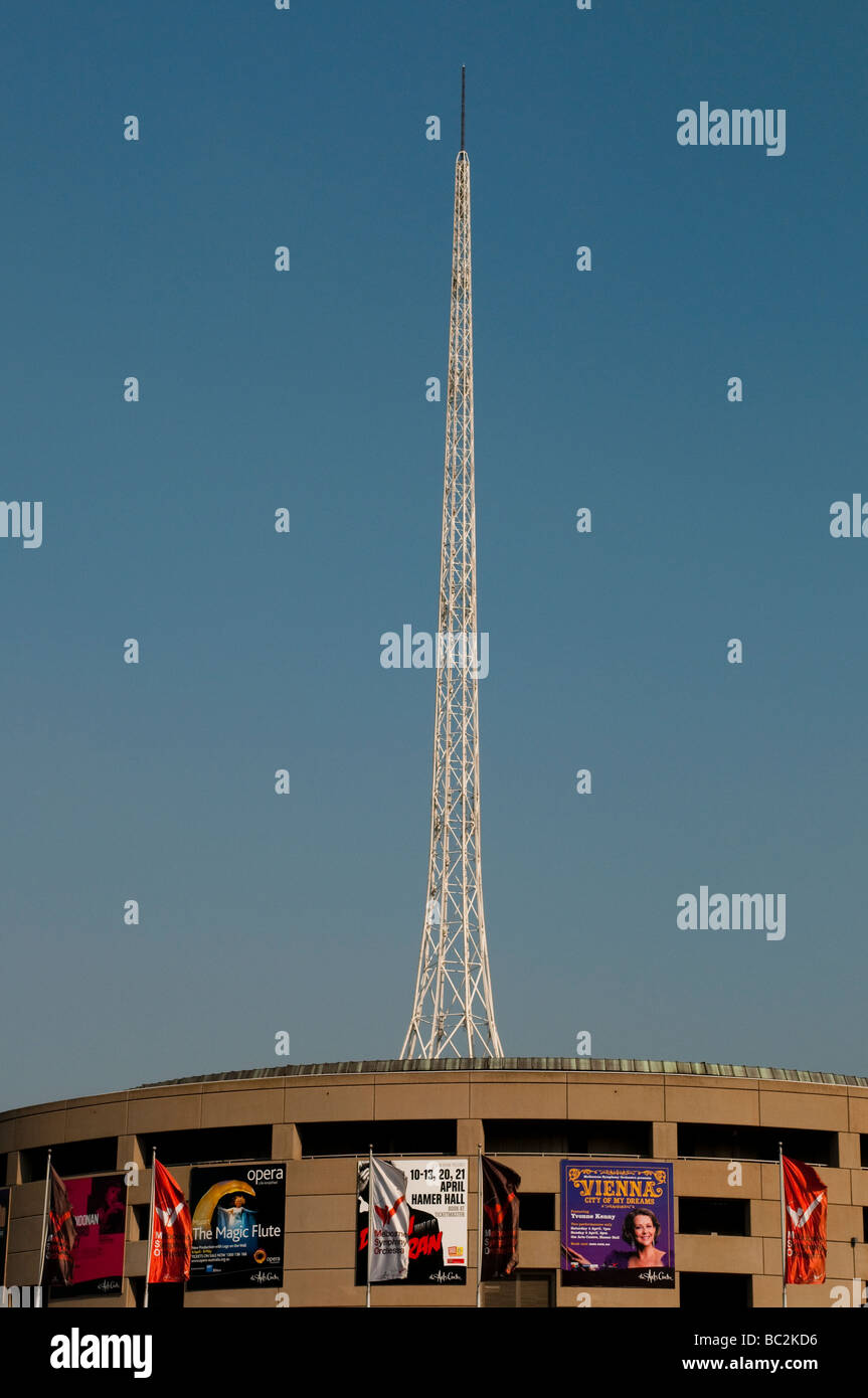 Victorian Arts Centre with Hamer Hall and the Spire of the Theatre ...