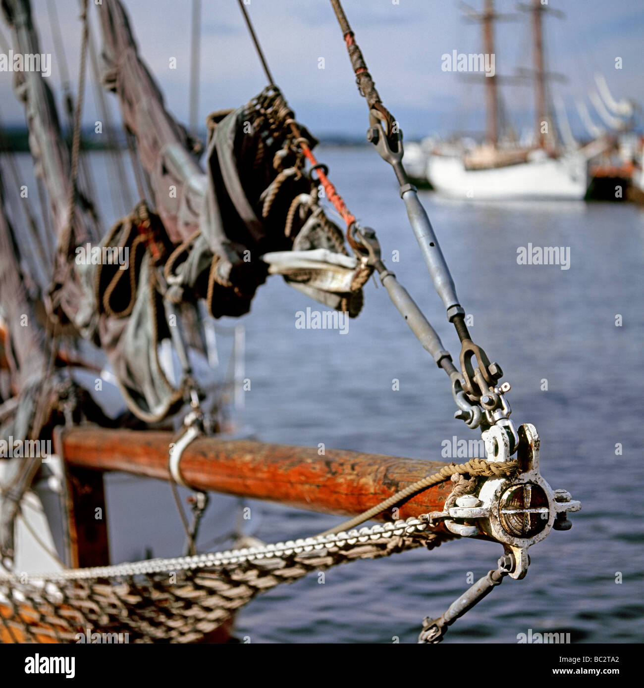 The close up of the tall ship's nose Stock Photo - Alamy