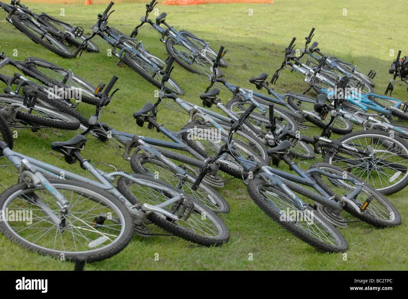 Bikes laying down hi-res stock photography and images - Alamy