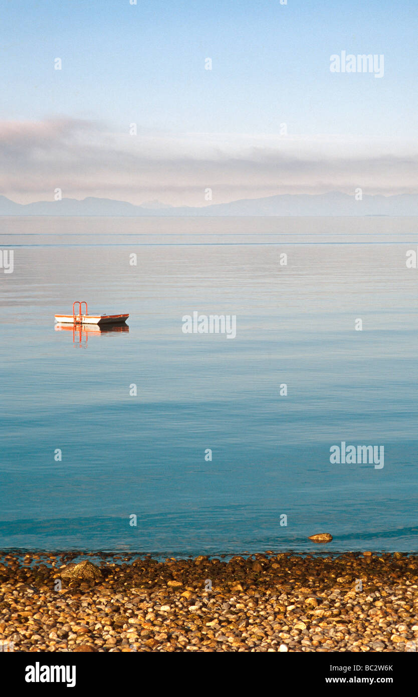 Swimming raft, Davis Bay Stock Photo - Alamy