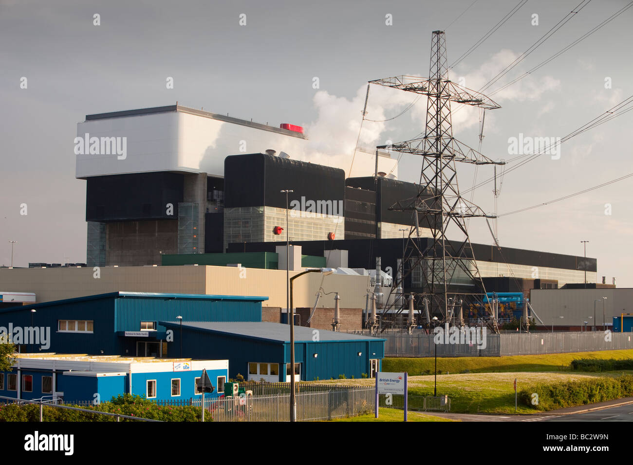 Heysham nuclear power station in Lancashire UK Stock Photo - Alamy