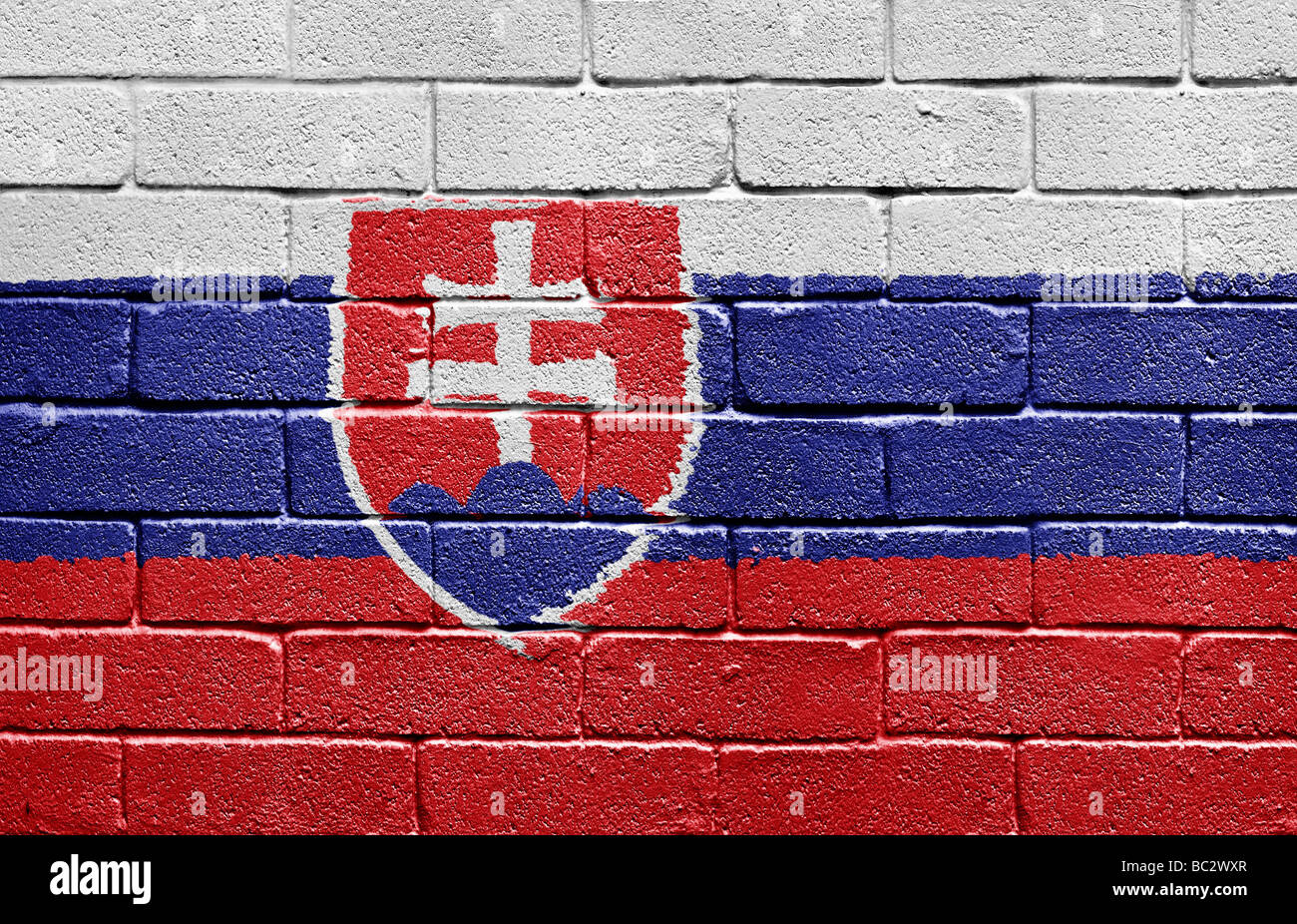 Flag of Slovakia Stock Photo - Alamy