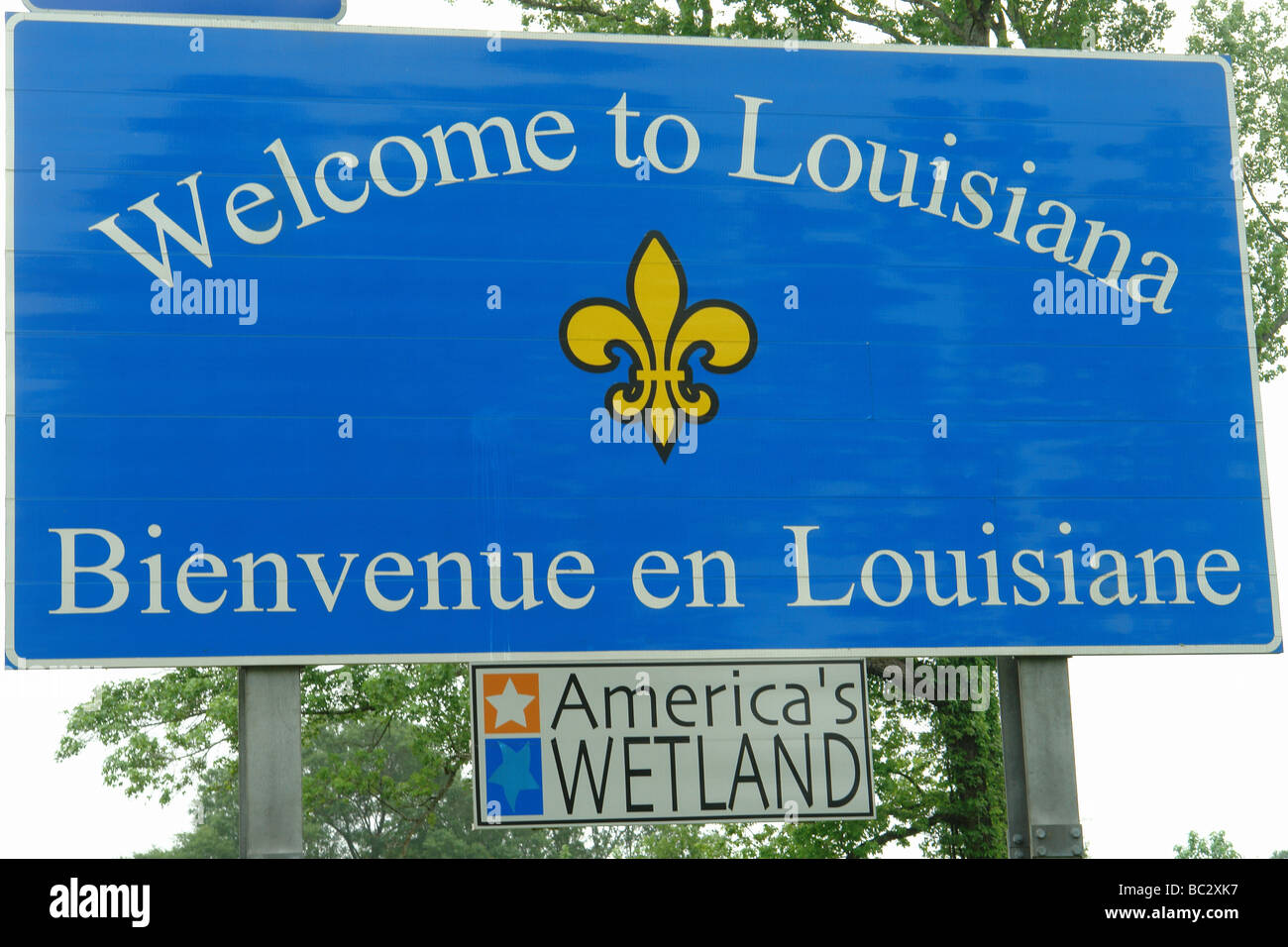 Welcome louisiana sign hi-res stock photography and images - Alamy