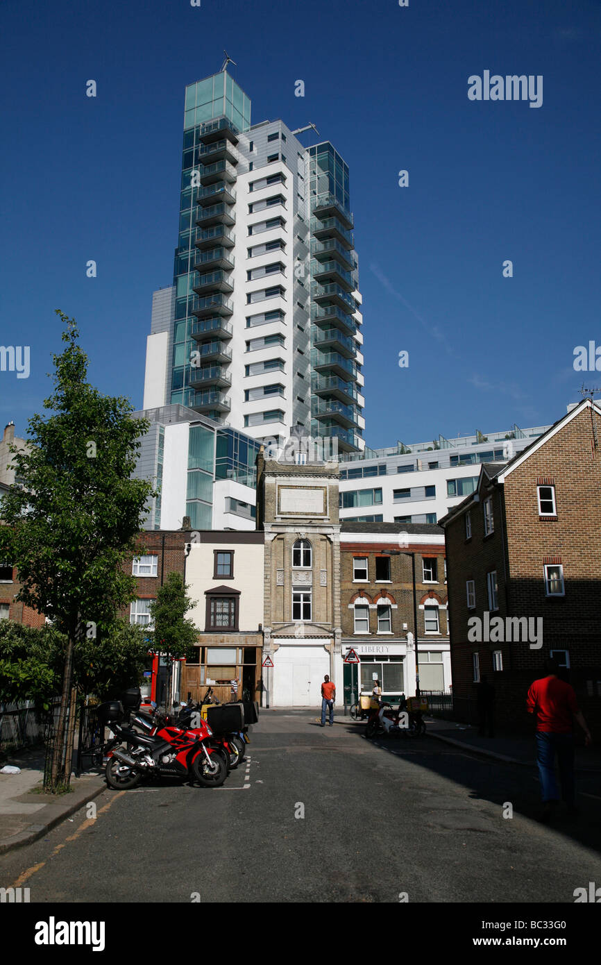 View from Silvester Street of Tabard Square development , The Borough ...