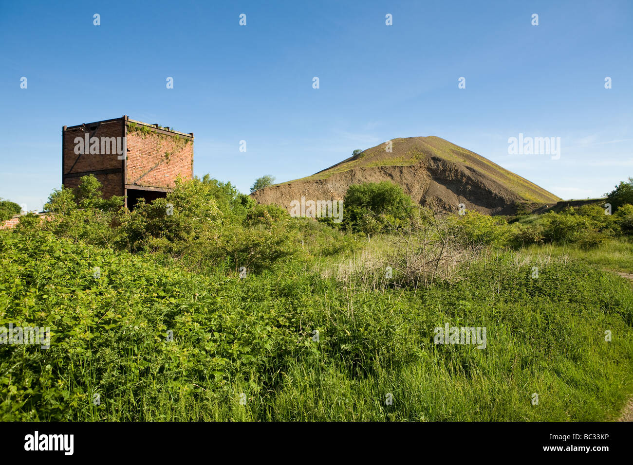 Ruined Iron Ore mines at Kilton Cleveland England Stock Photo - Alamy