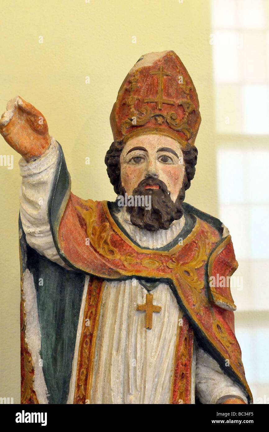 Nancy (54): Statue of St Nicholas Stock Photo - Alamy