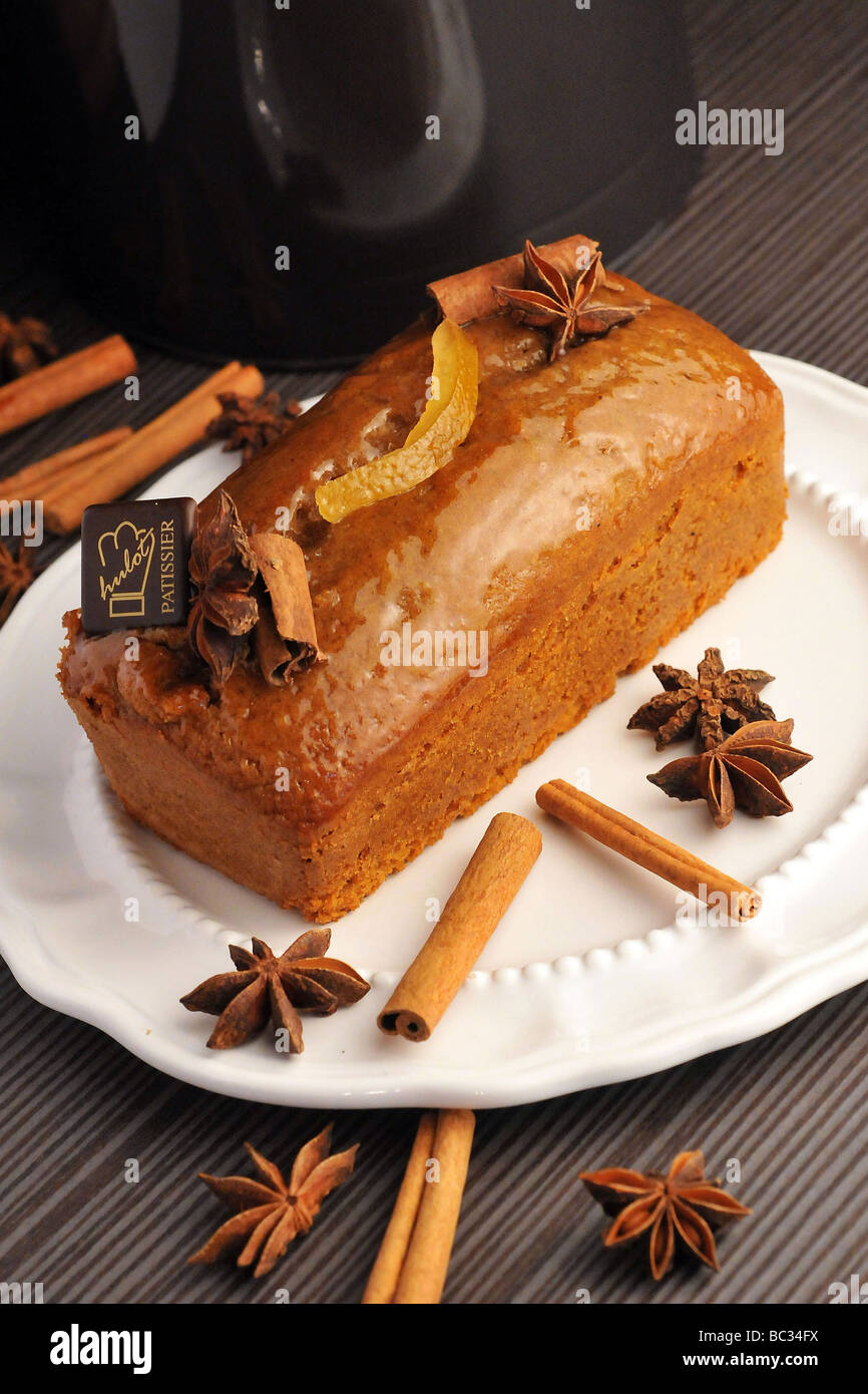 Cake made with honey, rye and aniseed (gingerbread Stock Photo - Alamy