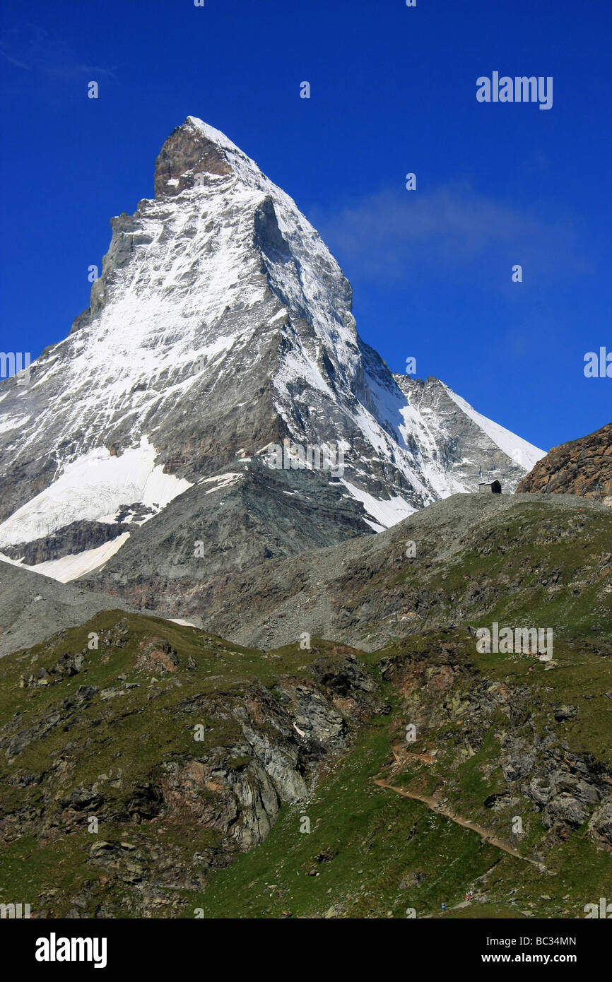 Switzerland; Canton of Valais: The Mount Cervin Stock Photo - Alamy