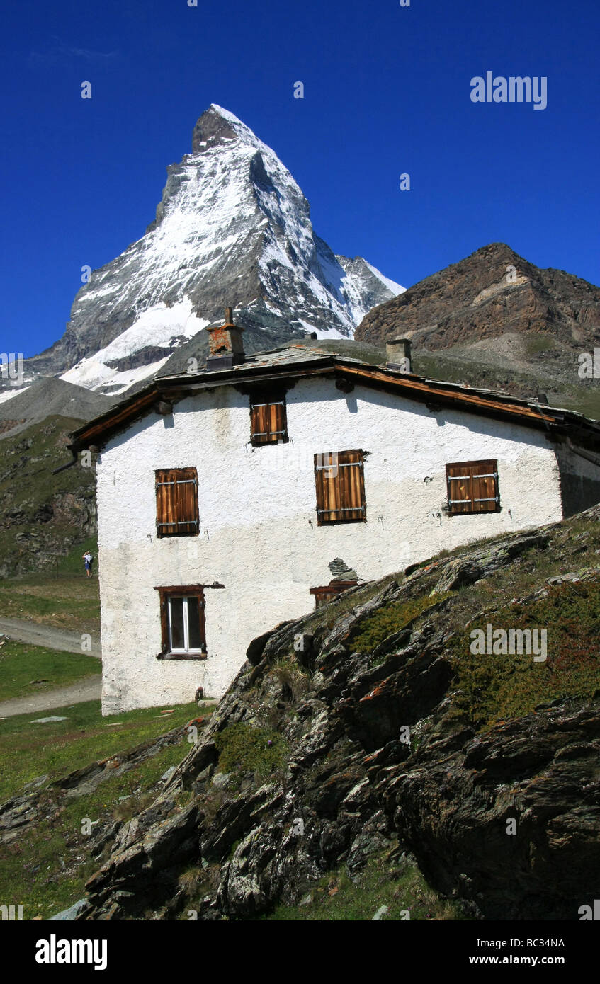 Switzerland; Canton of Valais: The Mount Cervin Stock Photo - Alamy