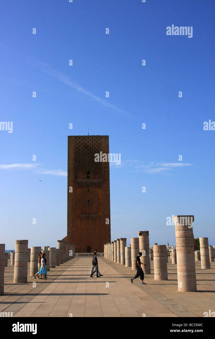 Rabat (Morocco) : Hassan Tower Stock Photo - Alamy