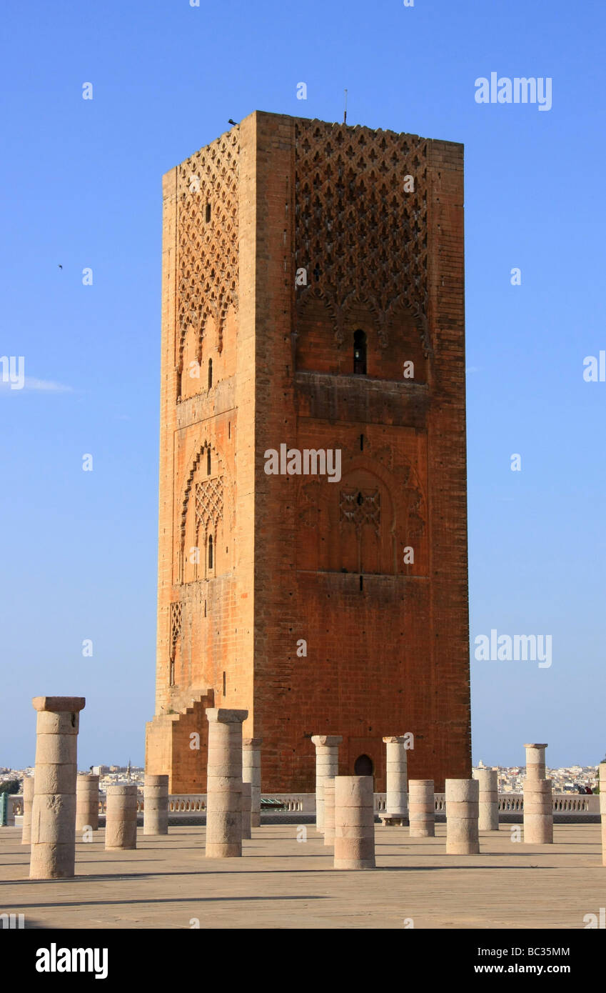 Rabat (Morocco) : Hassan Tower Stock Photo - Alamy