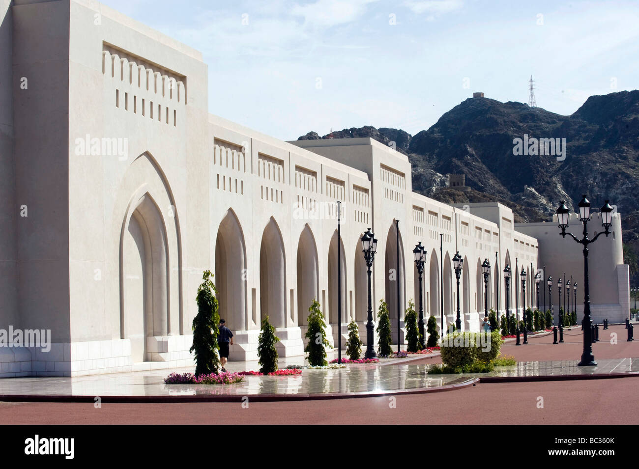 Muscat (Sultanate of Oman) : Sultan's Palace Stock Photo - Alamy
