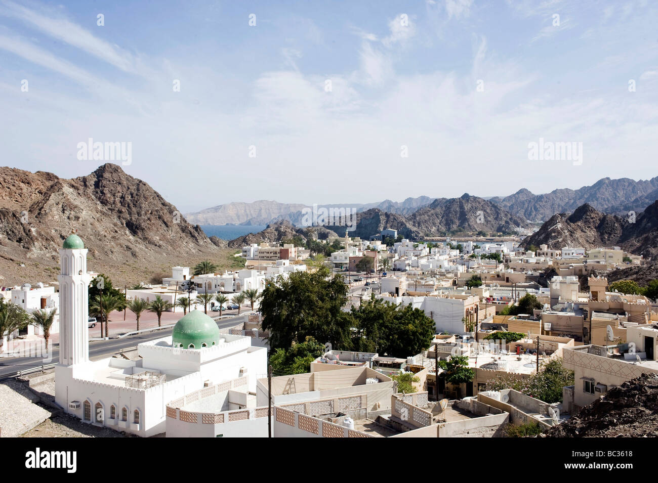 Muscat (Sultanate of Oman) : Old part of the city Stock Photo - Alamy