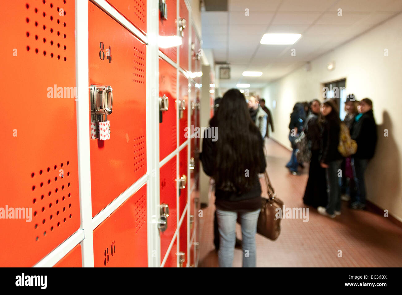 Lycée Raoul Follereau secondary / high school in Nevers (58 Stock Photo ...