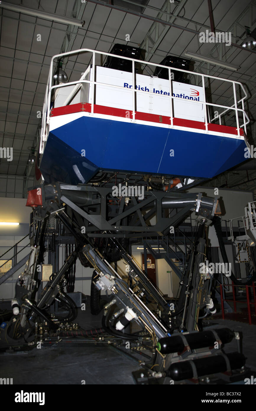 Boeing 747 Jumbo Jet Flight Simulator of British International Stock ...