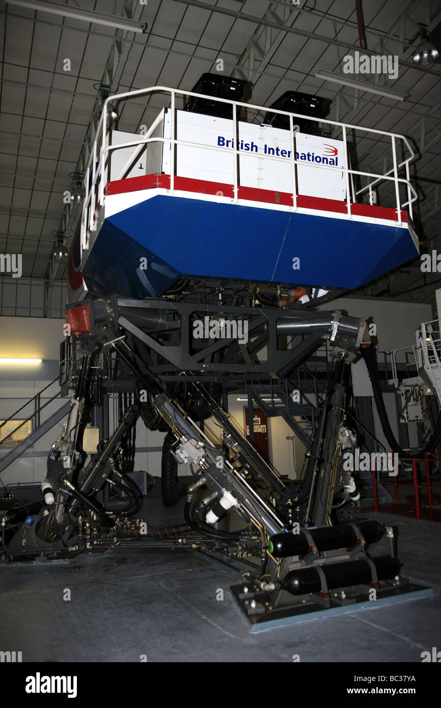 Boeing 747 Jumbo Jet Flight Simulator of British International Stock ...