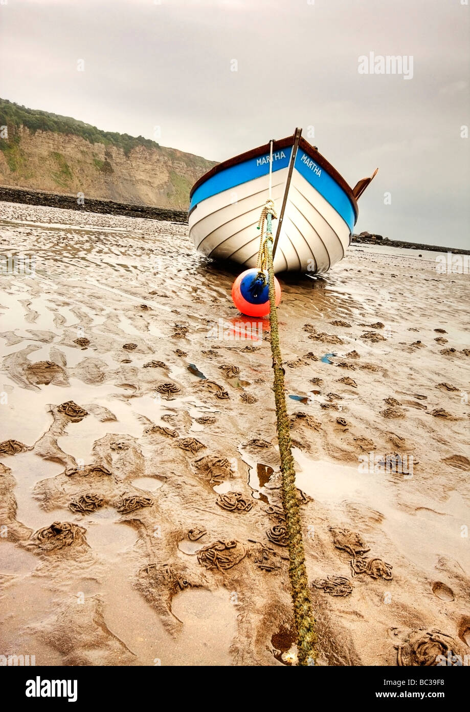 Wooden Rowing Boat On Beach High Resolution Stock Photography and ...