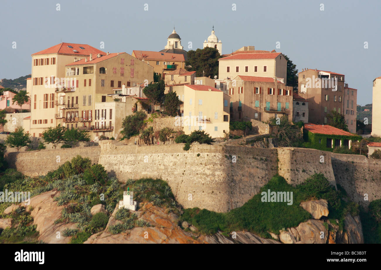 Atmospheric and colorful Calvi is the much visited holiday resort and ...