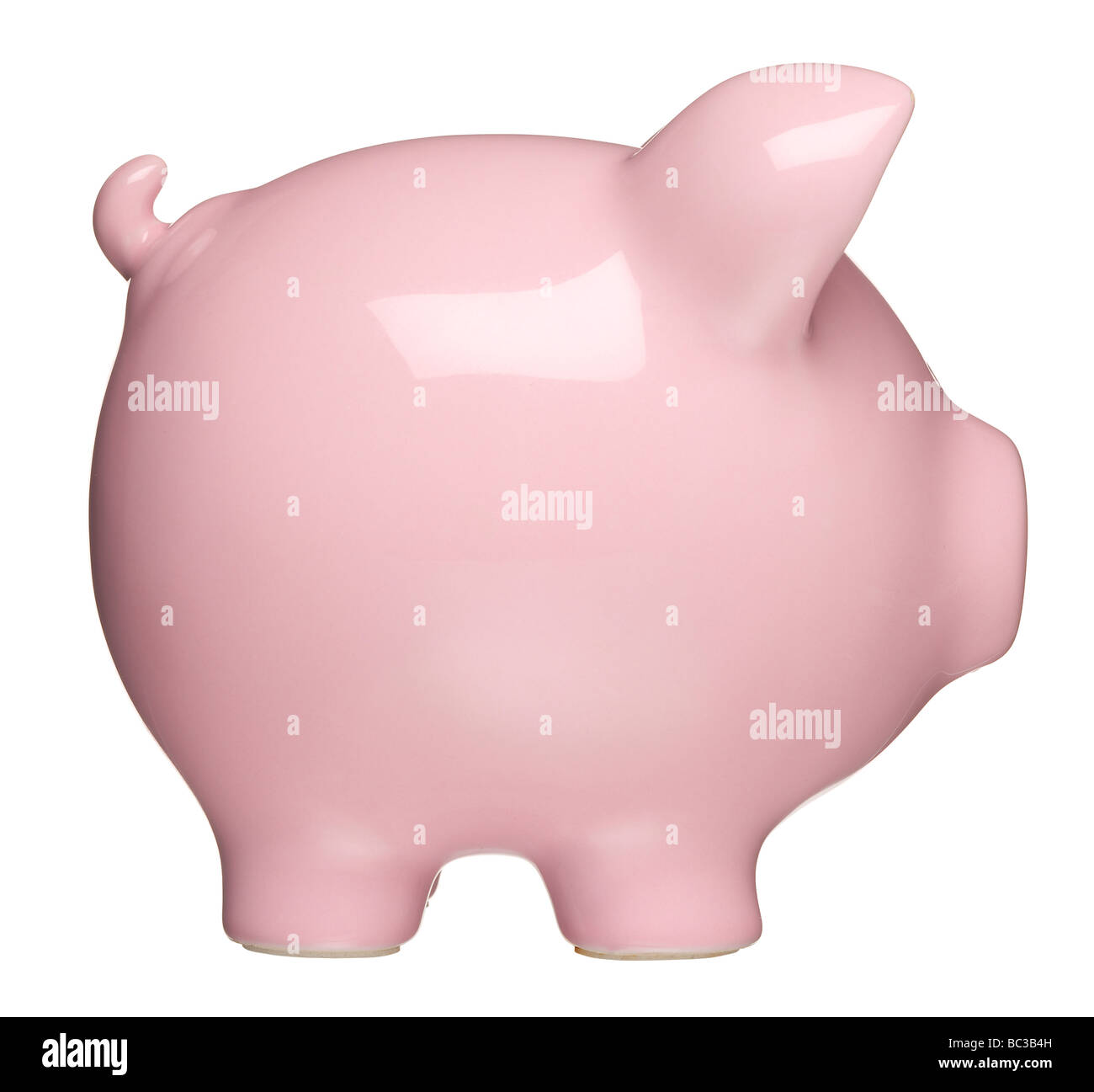 Pink piggy bank Stock Photo - Alamy