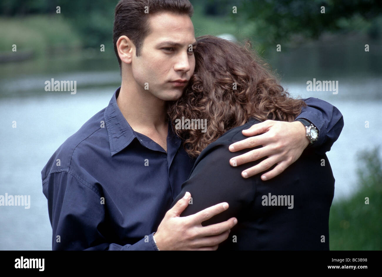 Boyfriend leaving and woman crying hi-res stock photography and images ...