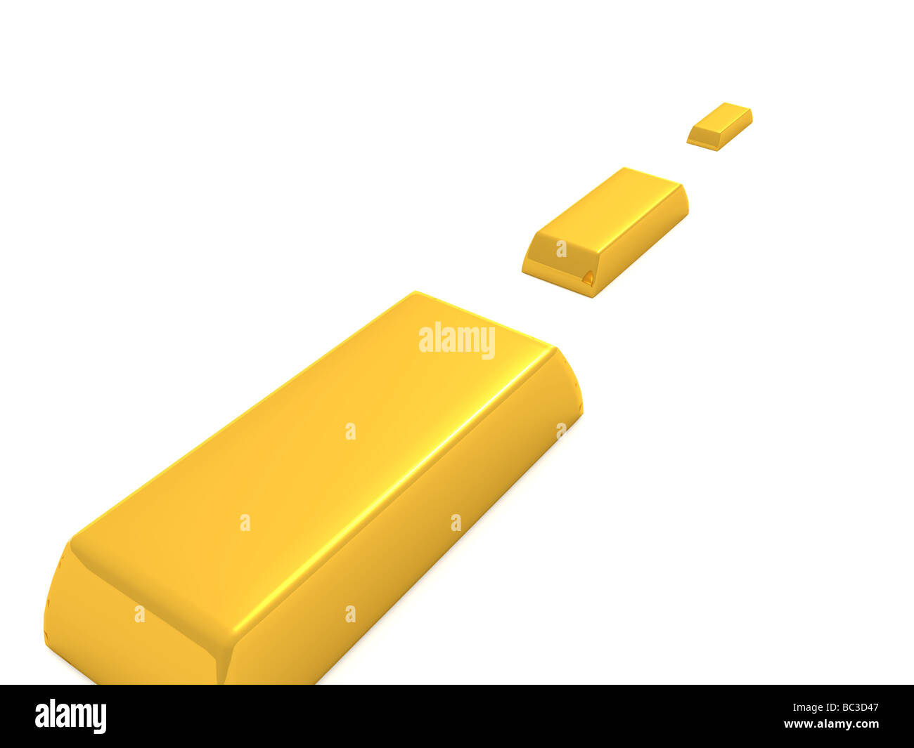 Gold block cut out hi-res stock photography and images - Alamy