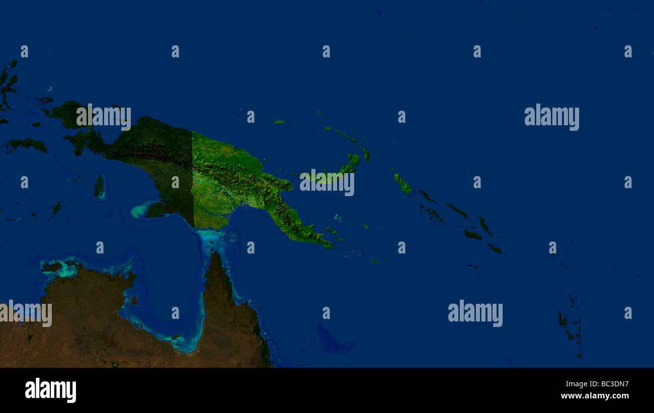 Papua new guinea map hi-res stock photography and images - Alamy