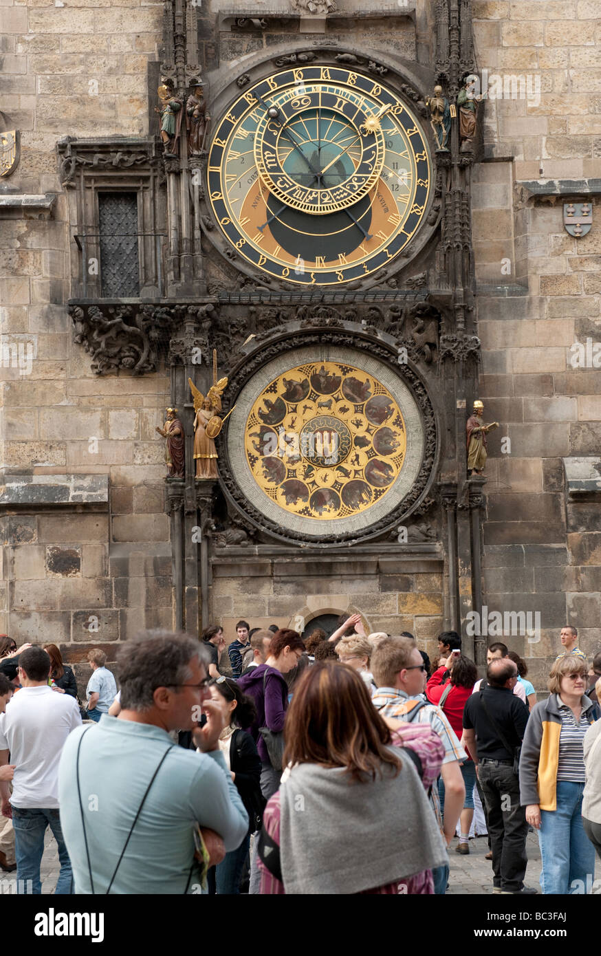 Prague Astronomical Clock Czech republic Stock Photo - Alamy