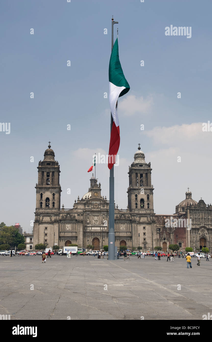 The Cathedral Metropolitan on El Zocalo, Mexico City Stock Photo - Alamy
