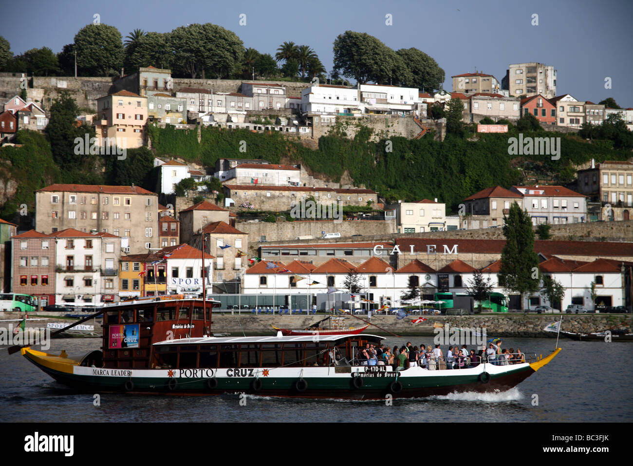 Riverfront Cais da Ribeira Porto Portugal UNESCO world heritage site ...