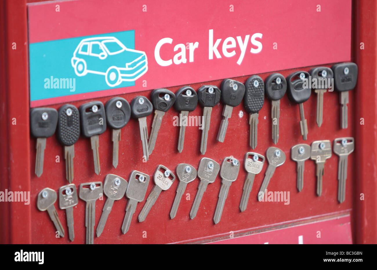 Display of keys Stock Photo - Alamy