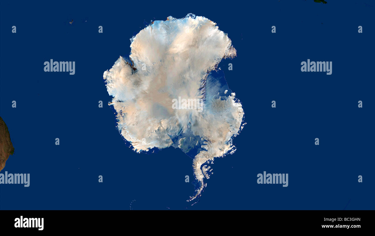 Antarctica satellite image hi-res stock photography and images - Alamy