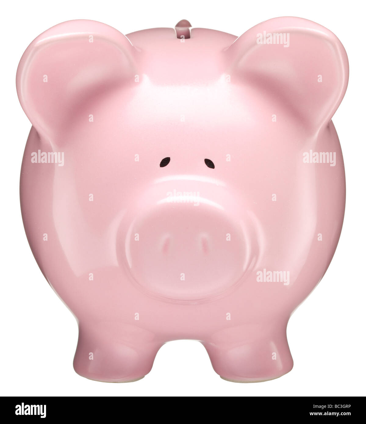 Pink piggy bank Stock Photo - Alamy