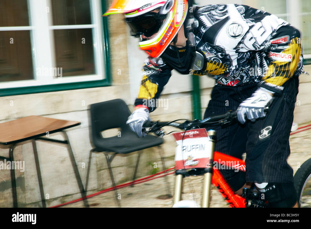 mountain bike street race, bike race Stock Photo - Alamy
