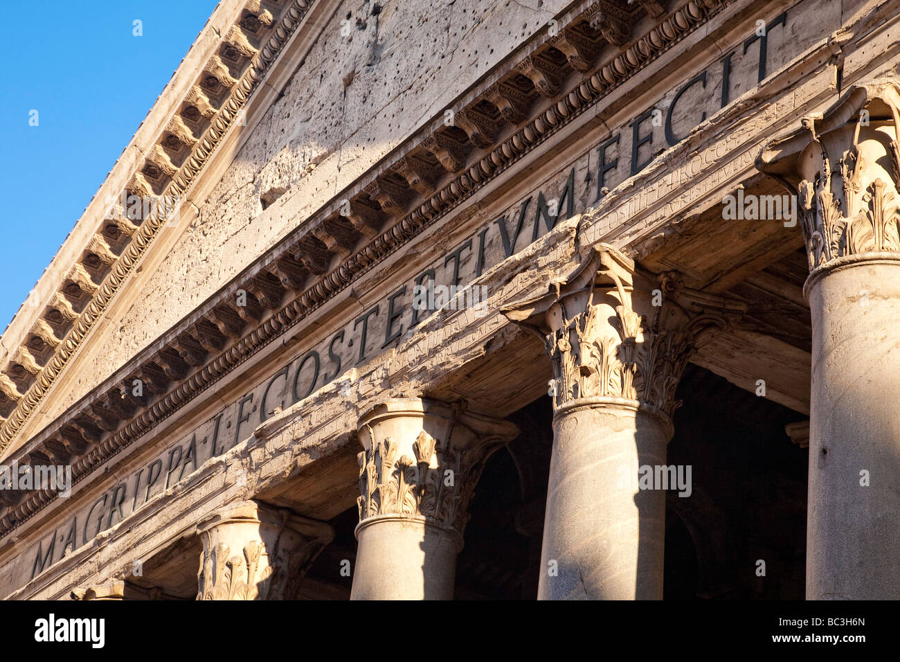 Agrippa Pantheon Rome Italy Stock Photo - Alamy