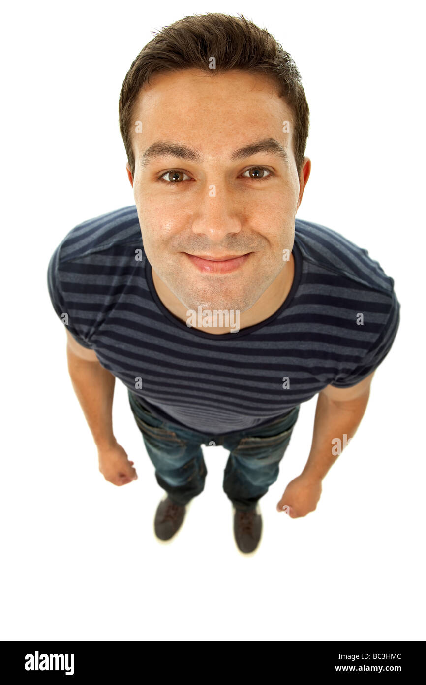 young casual man full body isolated on white Stock Photo - Alamy young casual man full body isolated on white Stock Photo - Alamy
