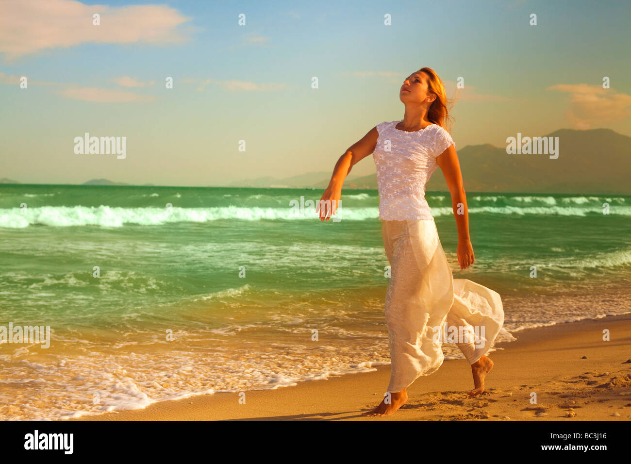 Woman dancing dressed in hi-res stock photography and images - Alamy