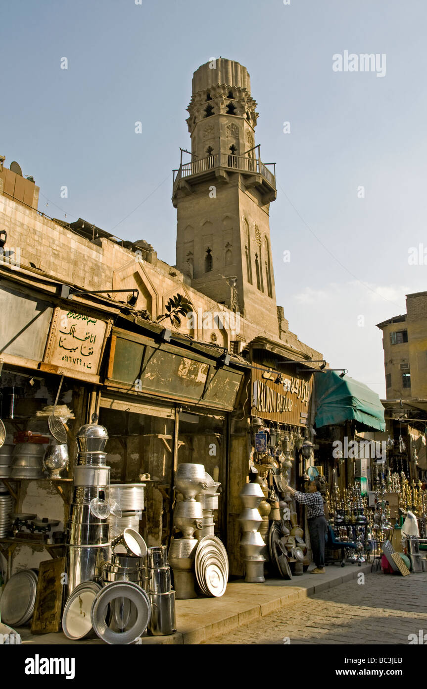 Khan el Khalili Islamic Cairo Egypt Bazaar Souk The souk dates back to ...