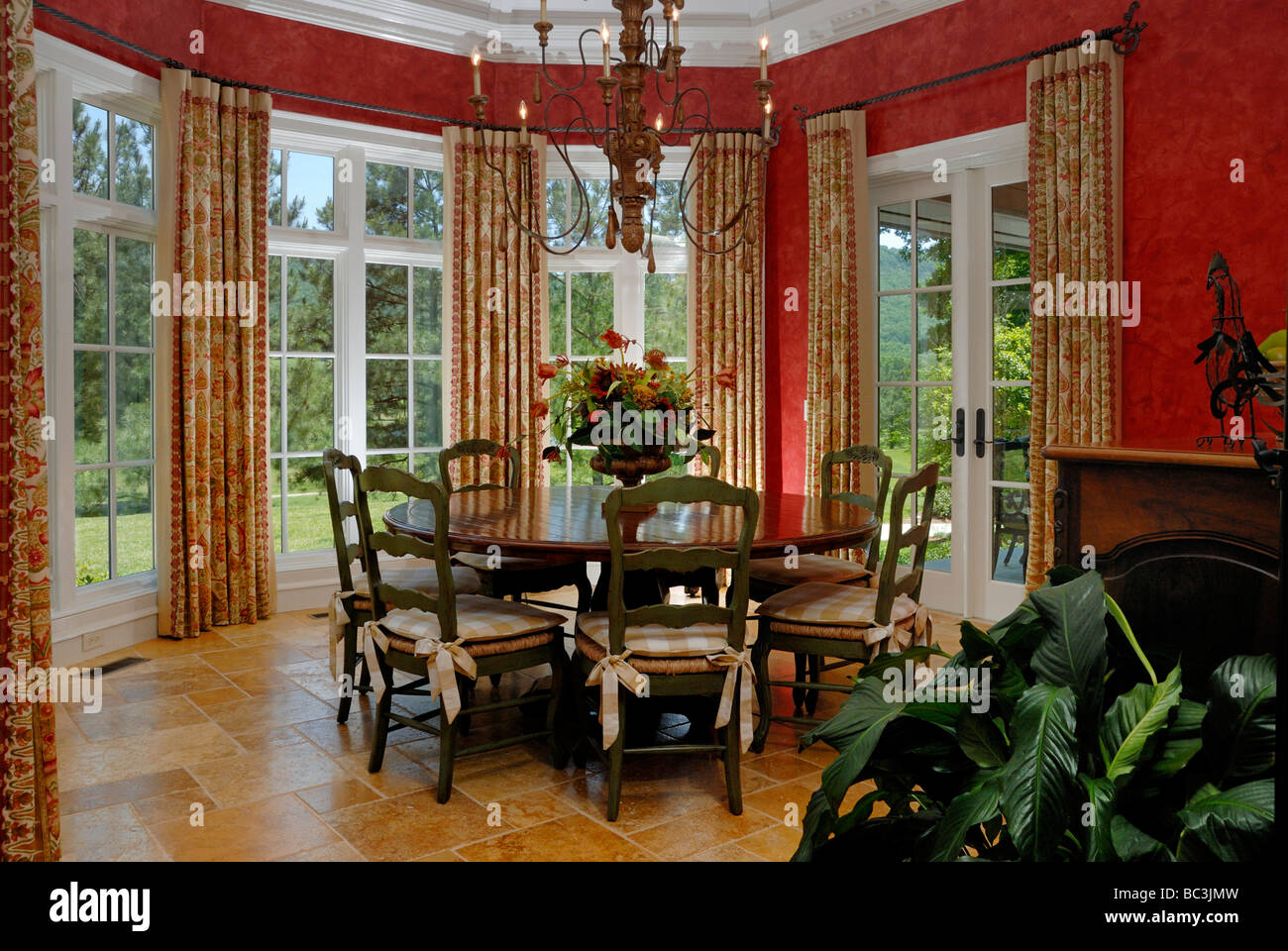 Residential Breakfast room Stock Photo - Alamy