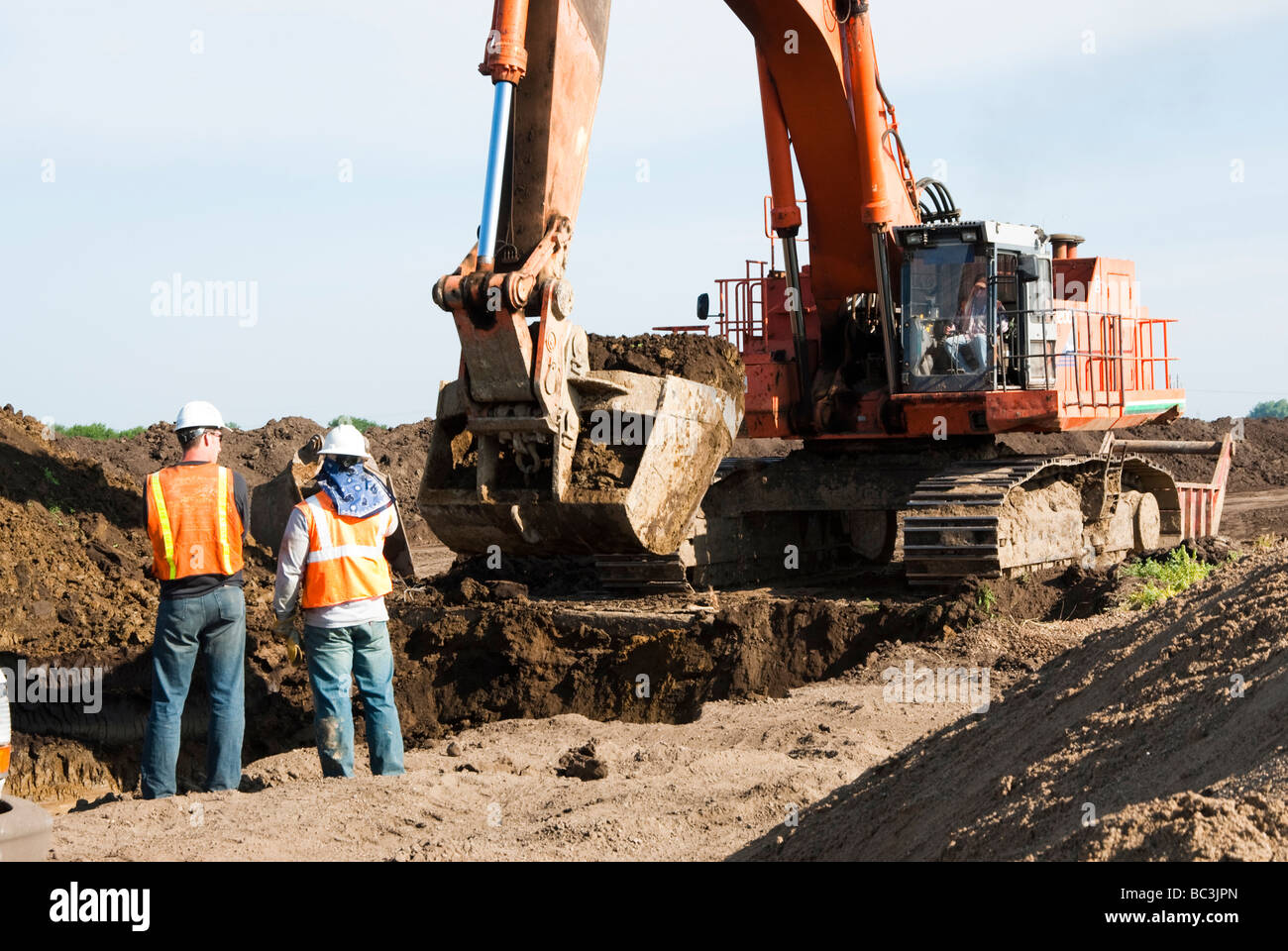 Water pipes at the Louis Clark Regional Water System pipeline ...