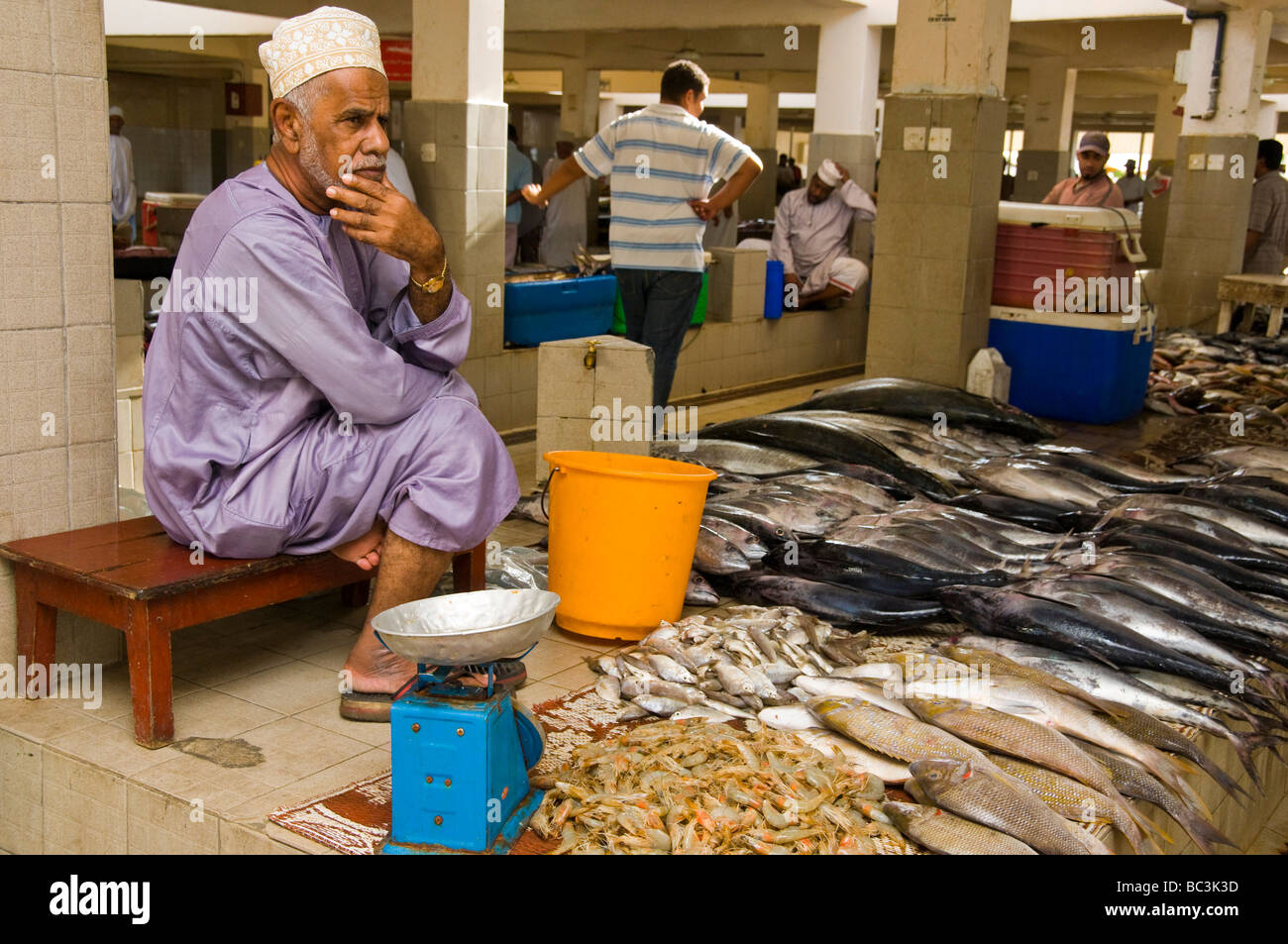 Fish Market Mutrah Muscat Sultanate of Oman Stock Photo - Alamy