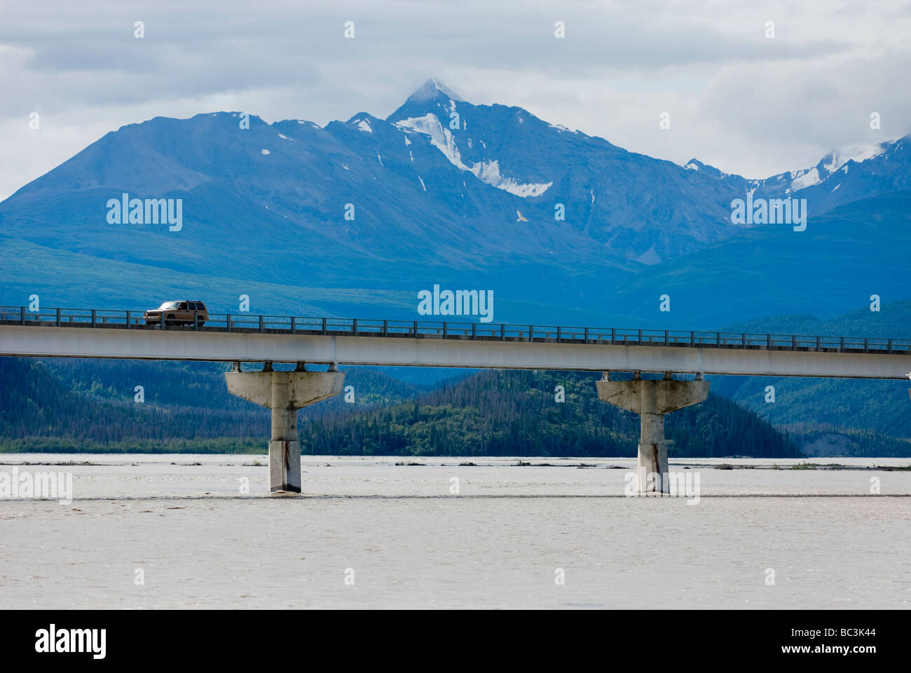Bridge over the Copper River near Chitina Alaska Stock Photo - Alamy