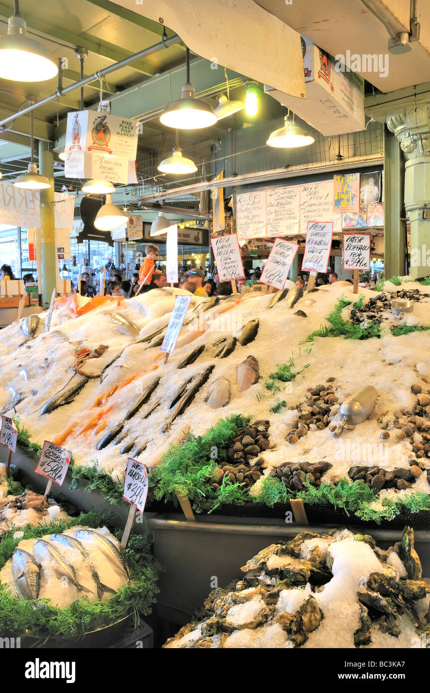 Pike Place Fish Market Stock Photo - Alamy