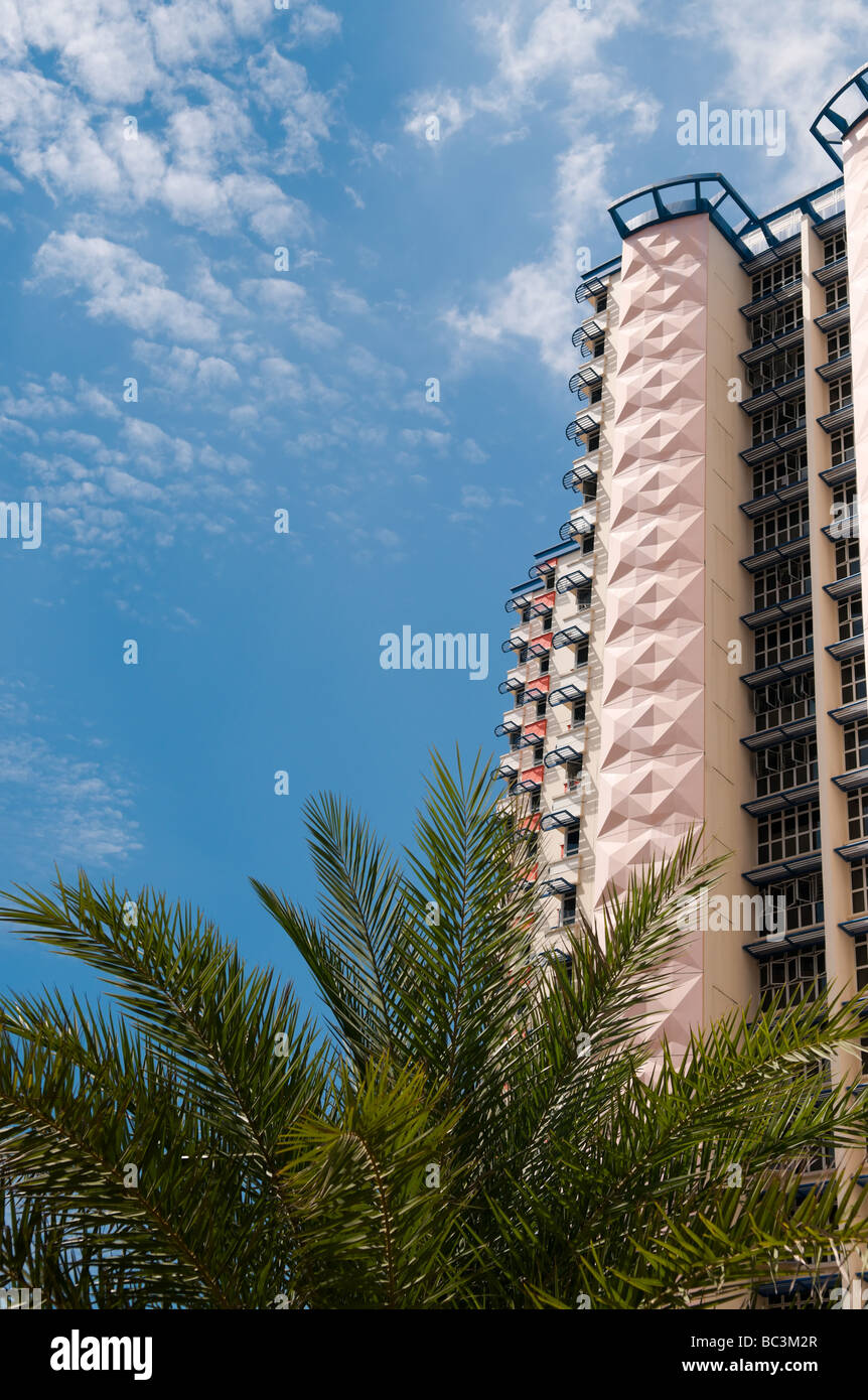 Tropical High Rise Public Apartments Stock Photo - Alamy