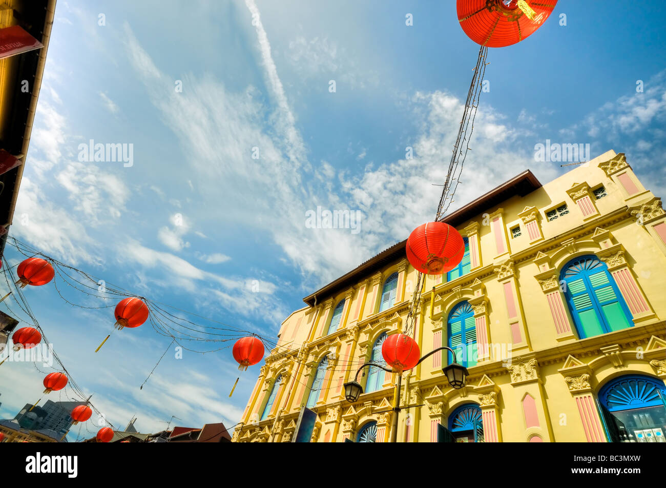 Noon Sky in Chinatown Stock Photo - Alamy