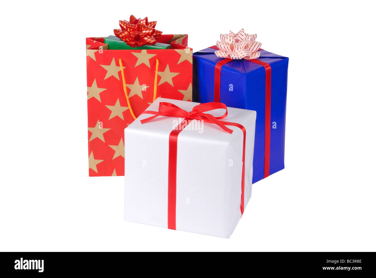 Christmas presents Cut Out Stock Images & Pictures - Alamy